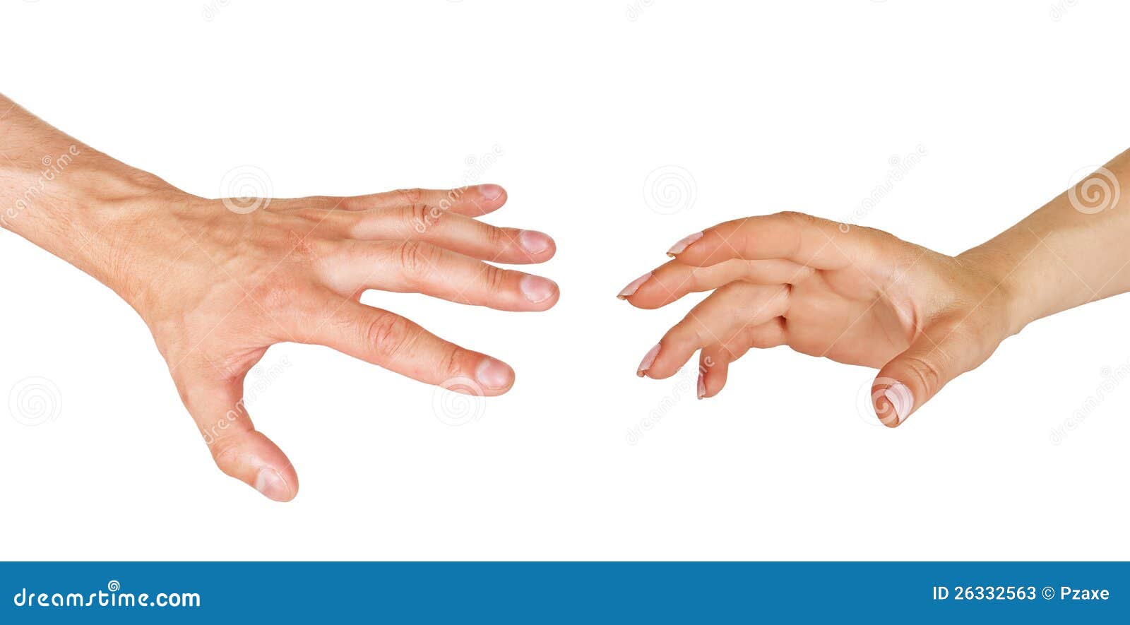 Two hands, male and female stock image. Image of male - 26332563