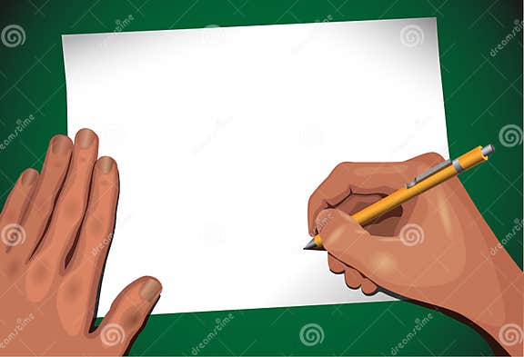 Two hands & message stock vector. Illustration of hand - 21523511