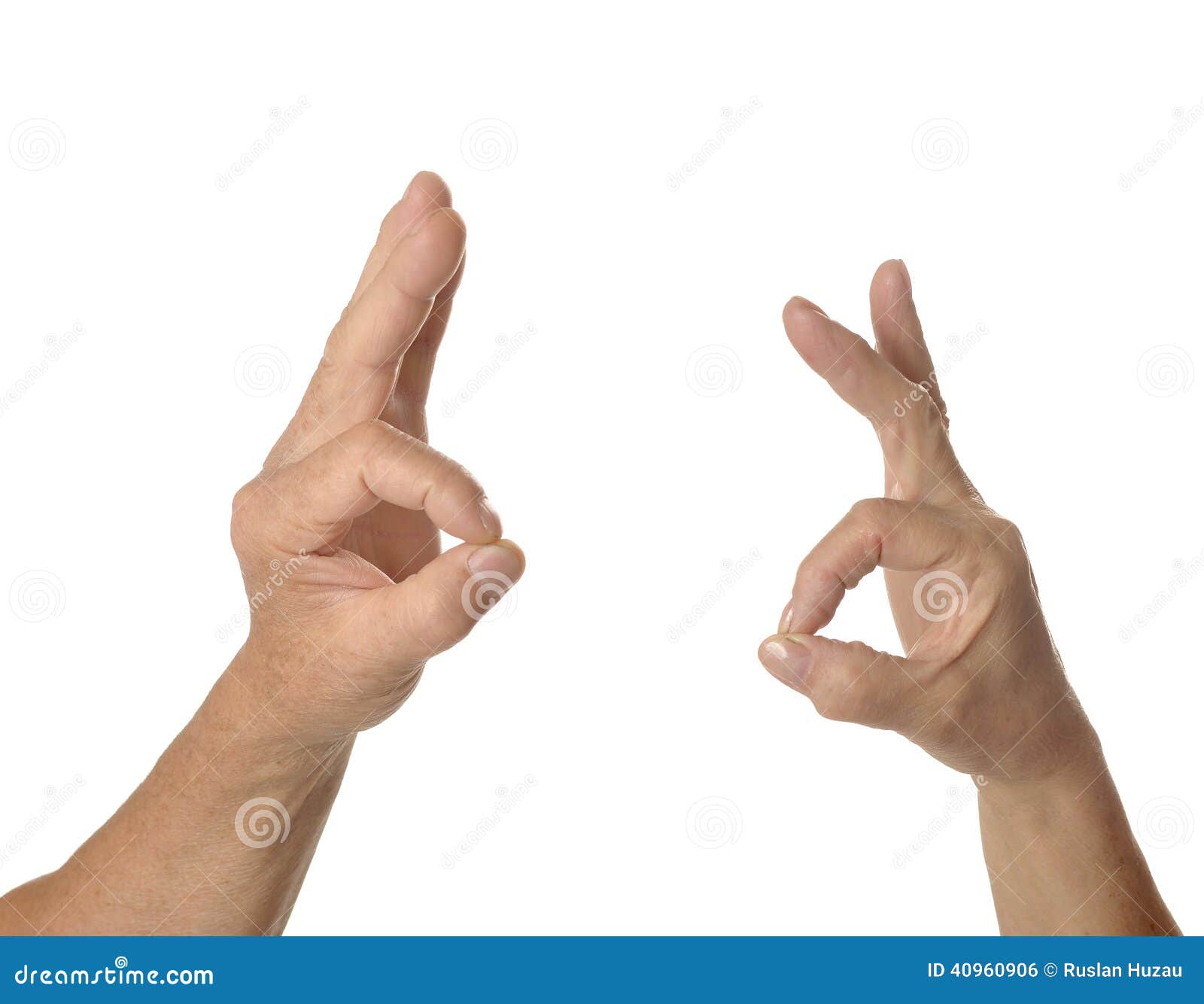Two hands ok signs stock photo. Image of agreement, finger - 40960906
