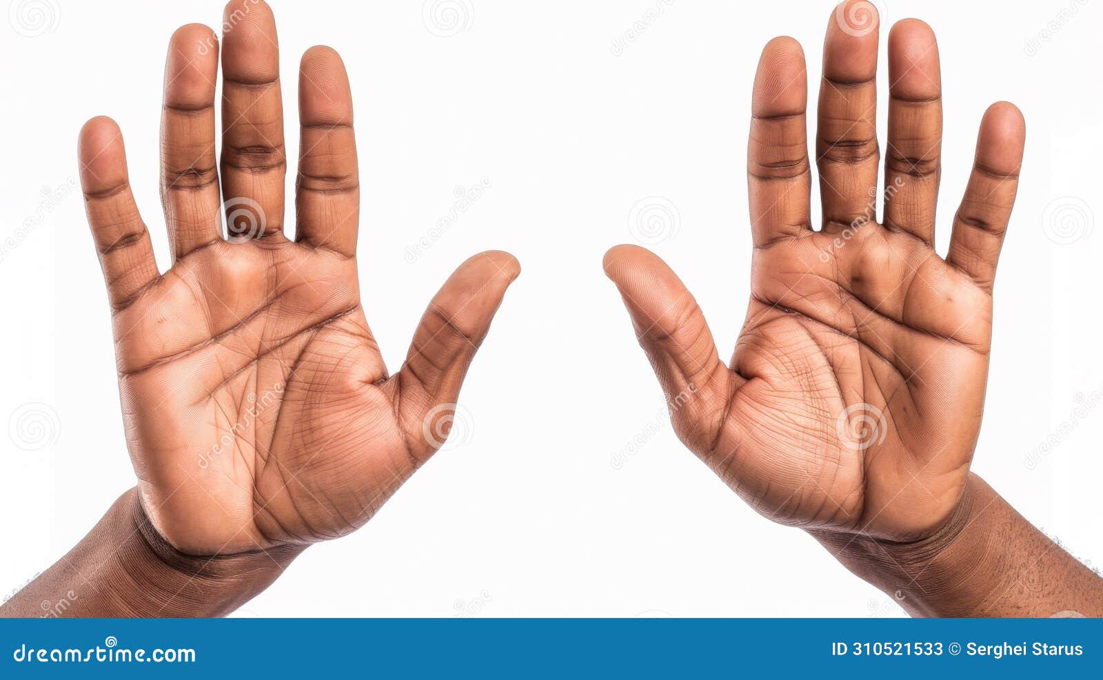 Two Hands are Open and Ready To Receive Something, AI Stock ...