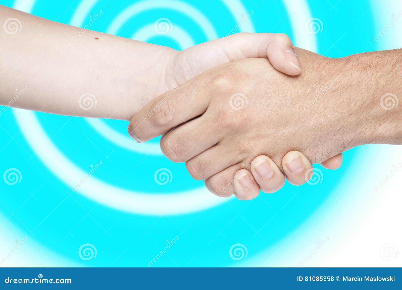 Two Hands Performing a Traditional Gesture of Welcome Stock Photo ...