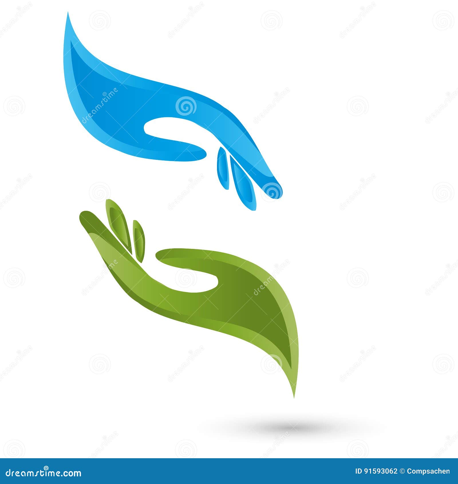 Two Hands, Physiotherapy, Occupational Therapy, Logo Cartoon Vector ...