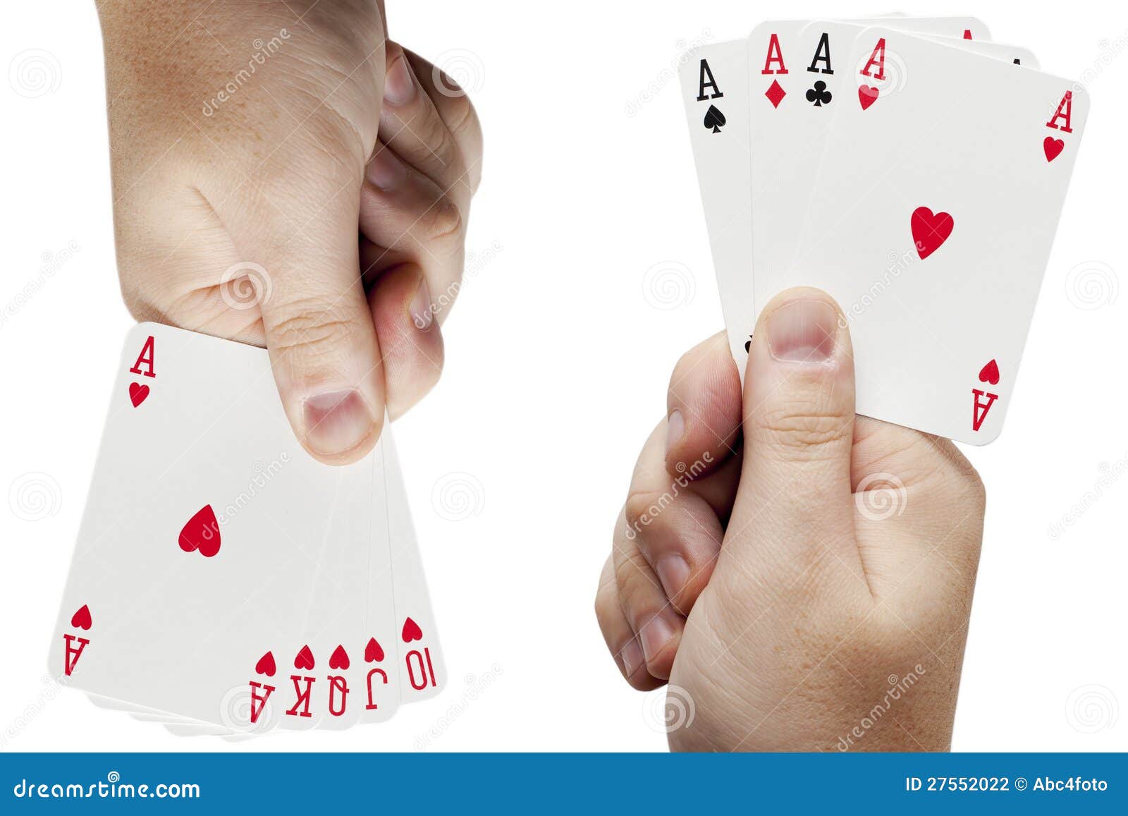 Two Hands with Playing Cards Stock Photo - Image of cards, fortune ...
