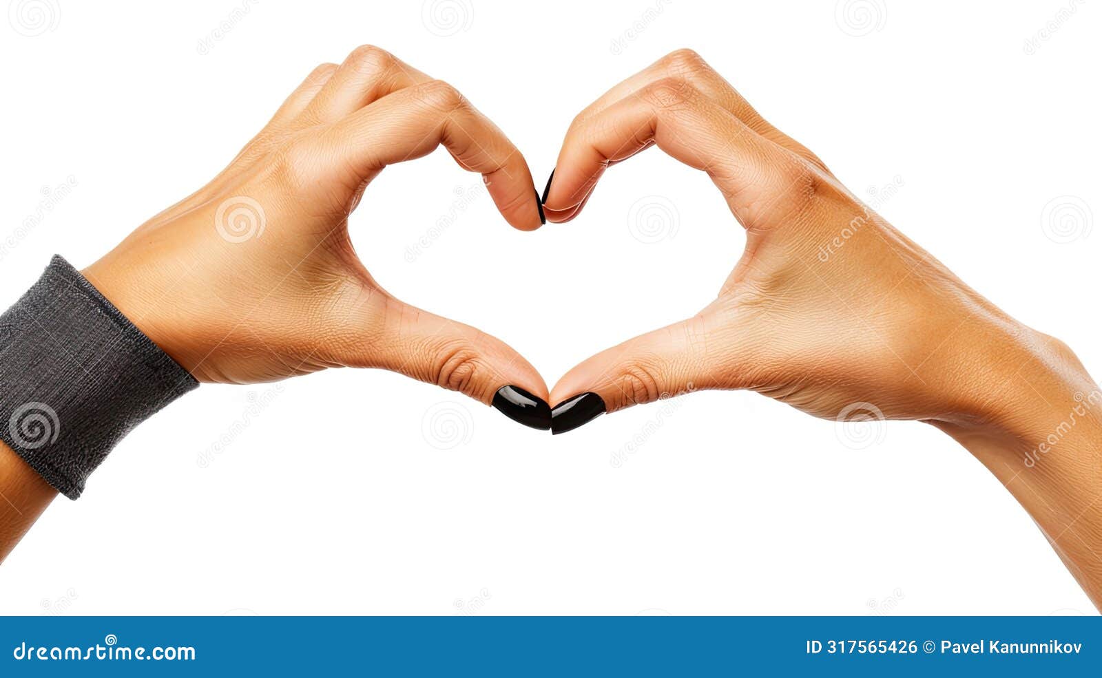 Expressions of Love: Two Hands Creating Heart Shape Stock Photo - Image ...