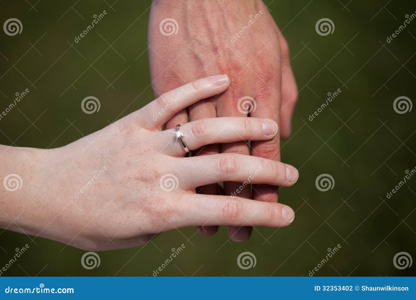 Two hands and ring stock photo. Image of couple, happiness - 32353402
