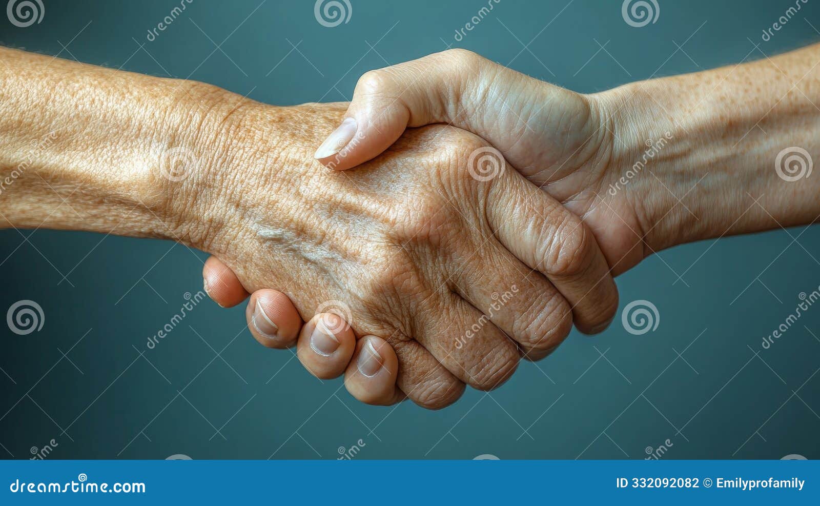 Two Hands Shaking in a Gesture of Agreement, Symbolizing Partnership ...