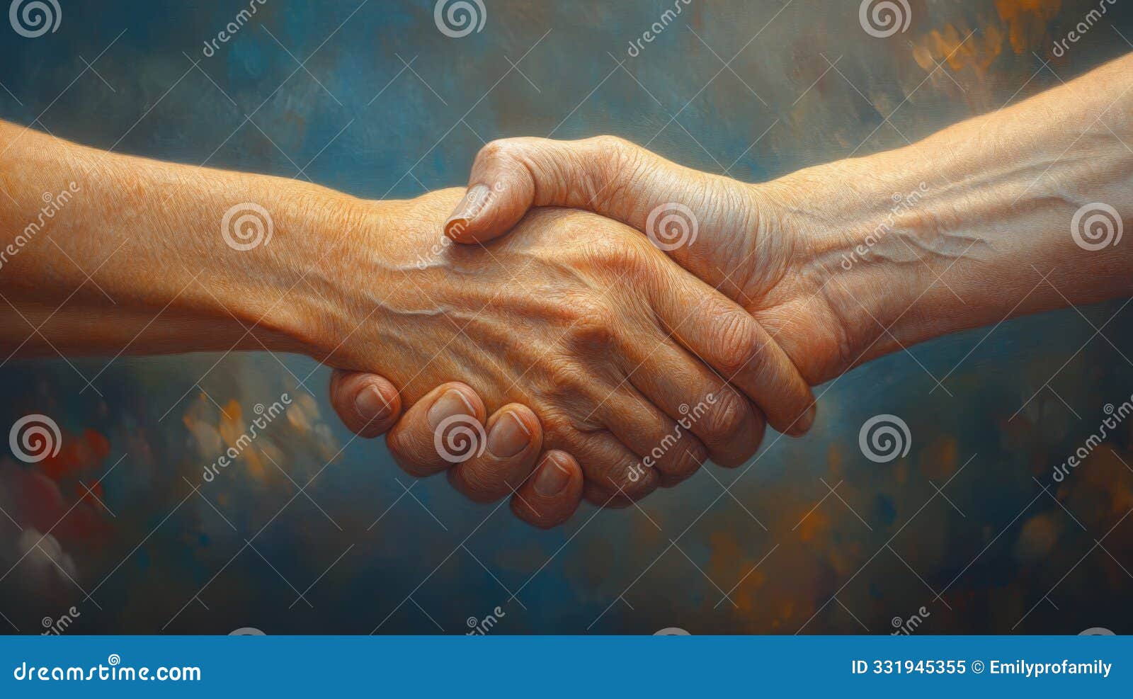 Two Hands Shaking in Gesture of Agreement, Symbolizing Unity and ...