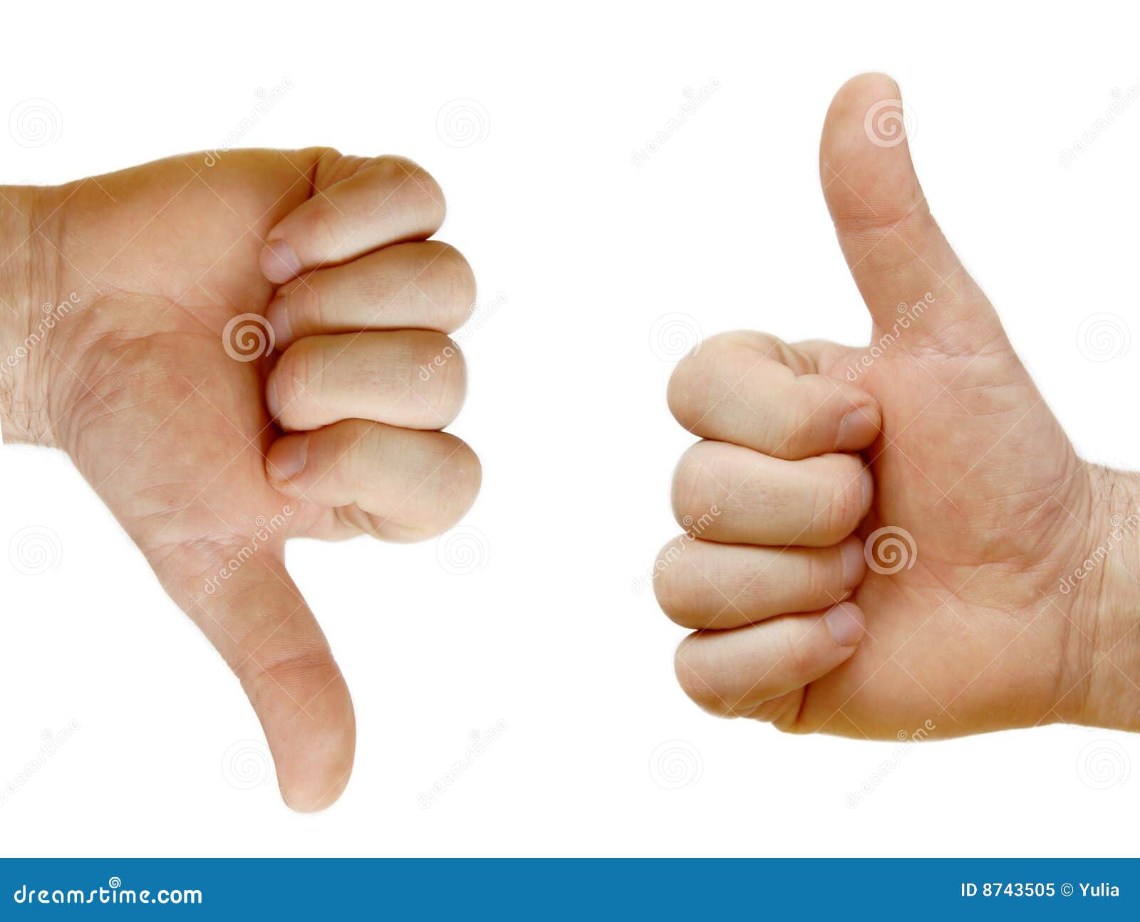 Two hands showing opposite stock image. Image of meaning - 8743505