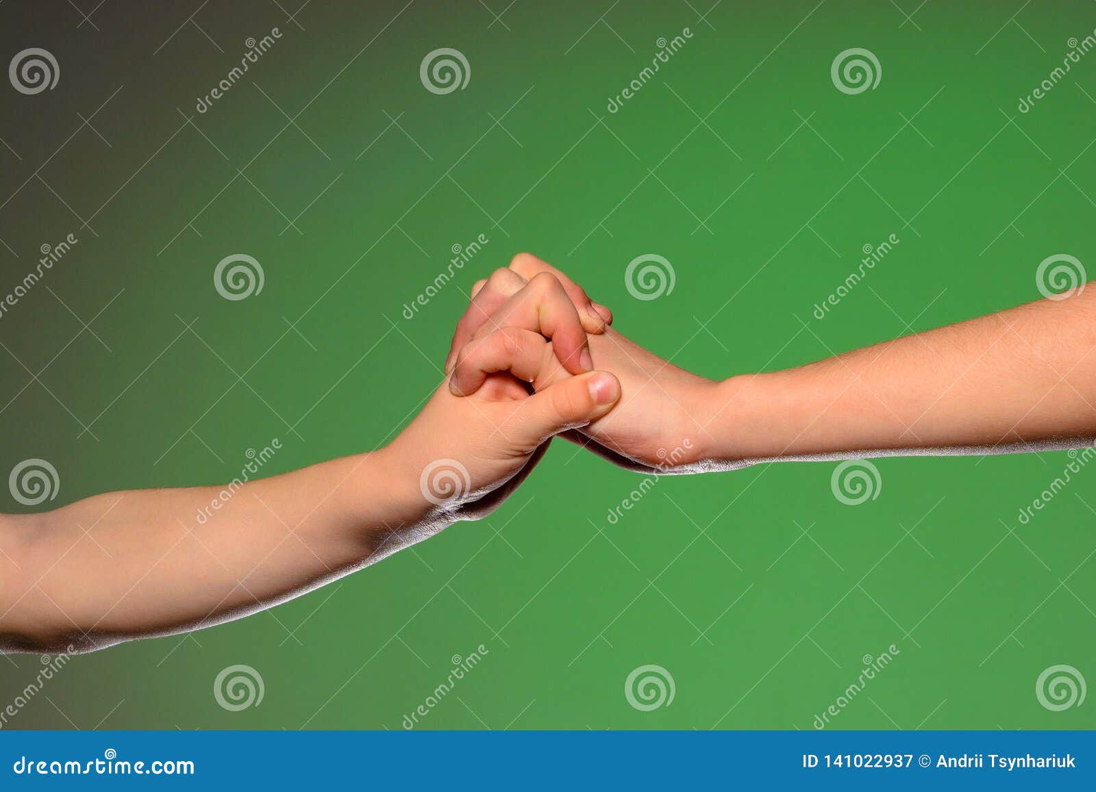 Two Hands Stretch To Each Other from the Opposite Sides Symbolizing the ...