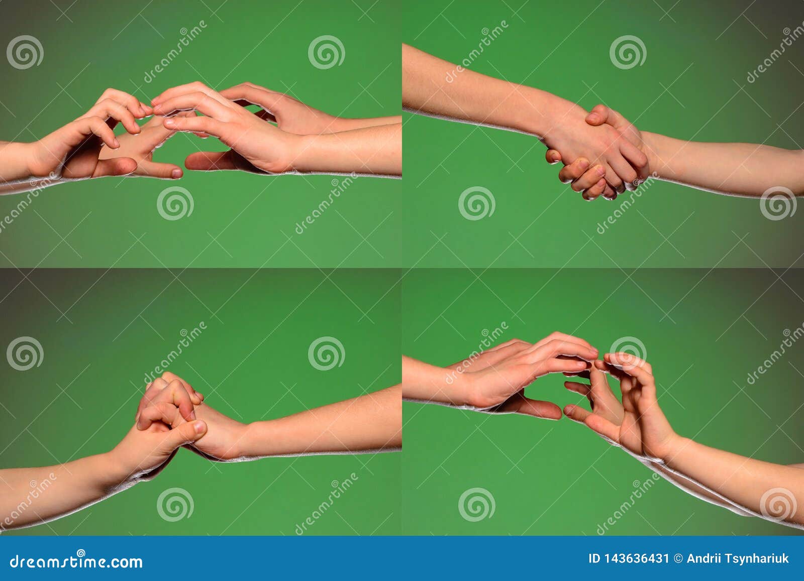 Two Hands Stretch To Each Other from the Opposite Sides Symbolizing the ...