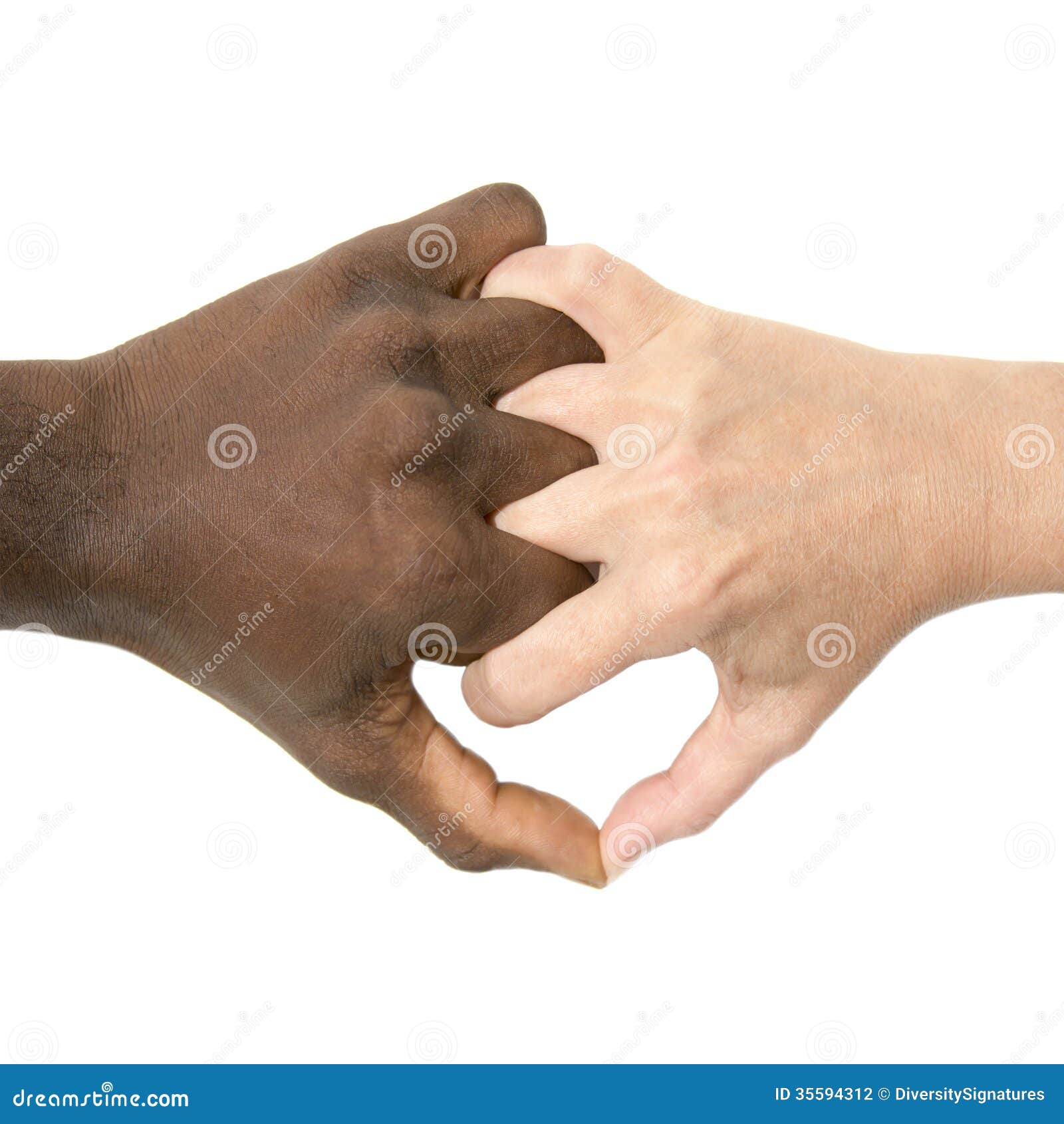 Two Hands Symbolizing the Diversity of the World Stock Photo - Image of ...