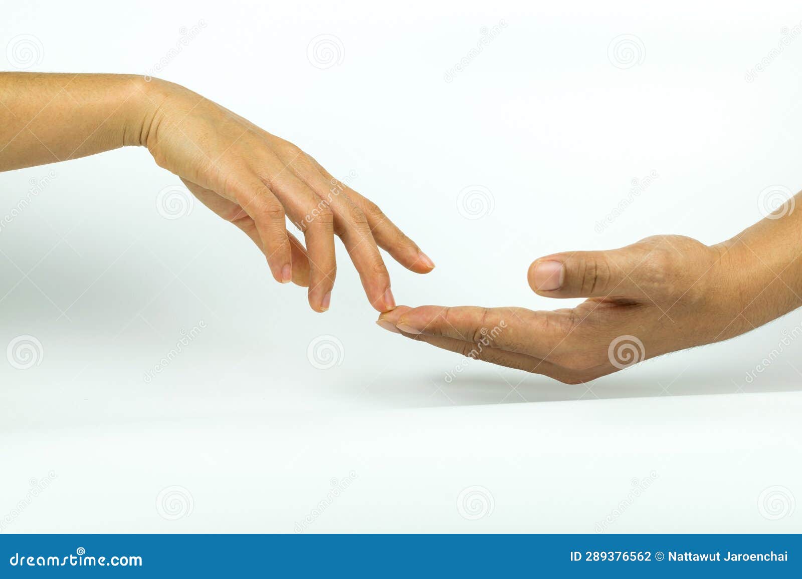 Two Hands Touching on White Background Stock Photo - Image of outdoor ...