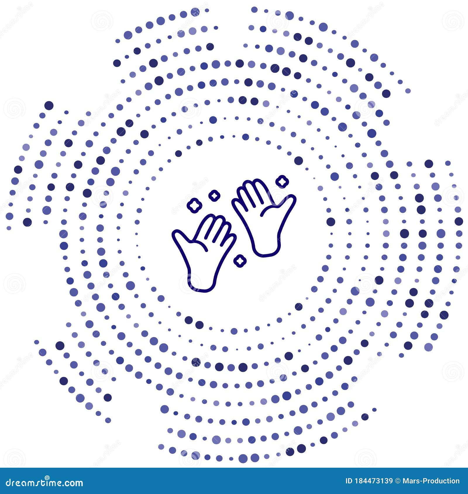 Two Hands Vector Icon. Two Hands Editable Stroke. Two Hands Linear ...