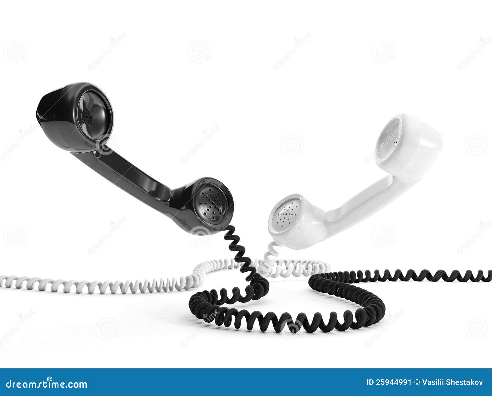 Two handsets black stock illustration. Illustration of plastic - 25944991