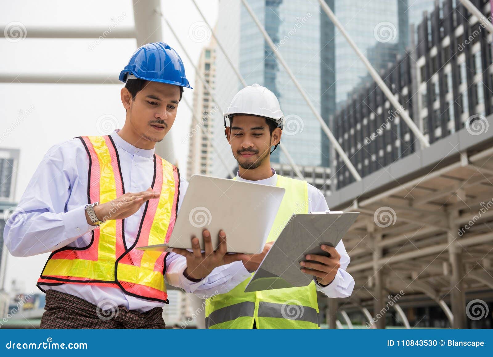 Handsome Myanmar Engineer Working in City Stock Photo - Image of formal ...