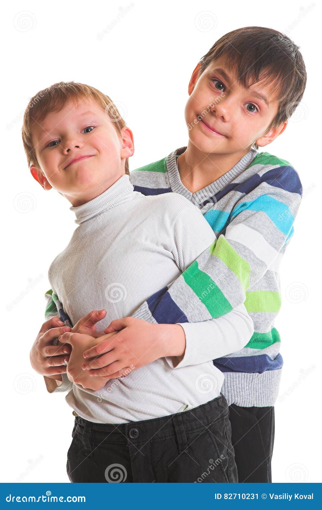 Two happy boys stock image. Image of funny, caucasian - 82710231