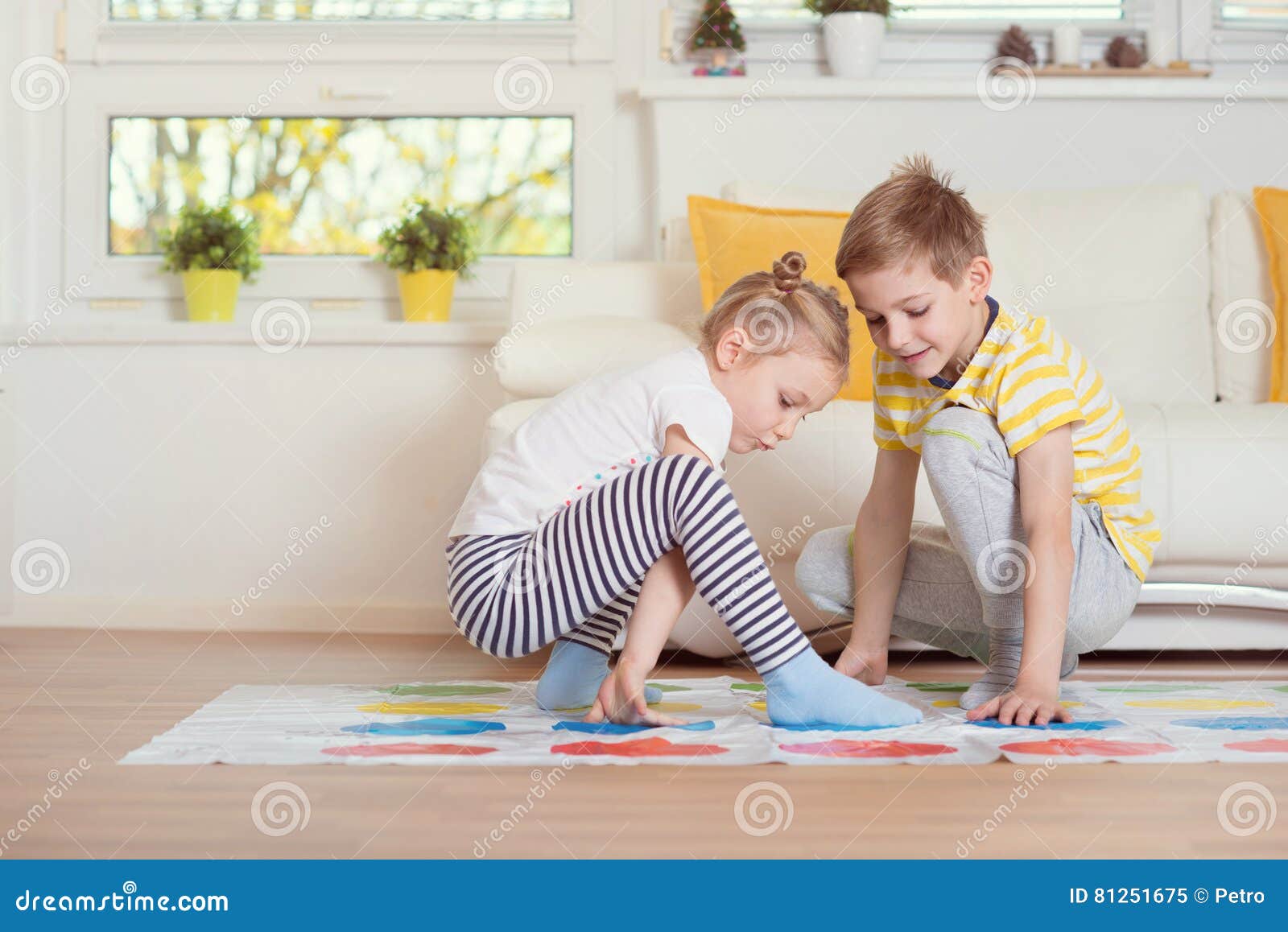 Two Happy Children Playing Exciting Game at Home Stock Image - Image of ... Two Happy Children Playing Exciting Game at Home Stock Image - Image of ...