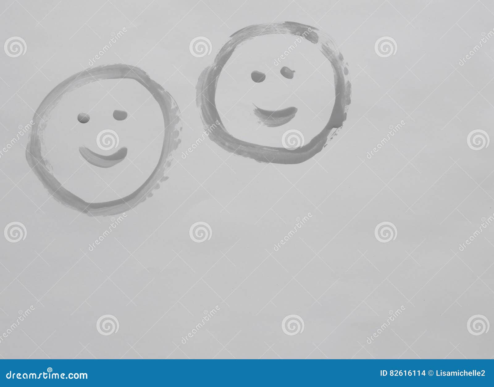 Two happy faces stock photo. Image of parenting, smiley - 82616114