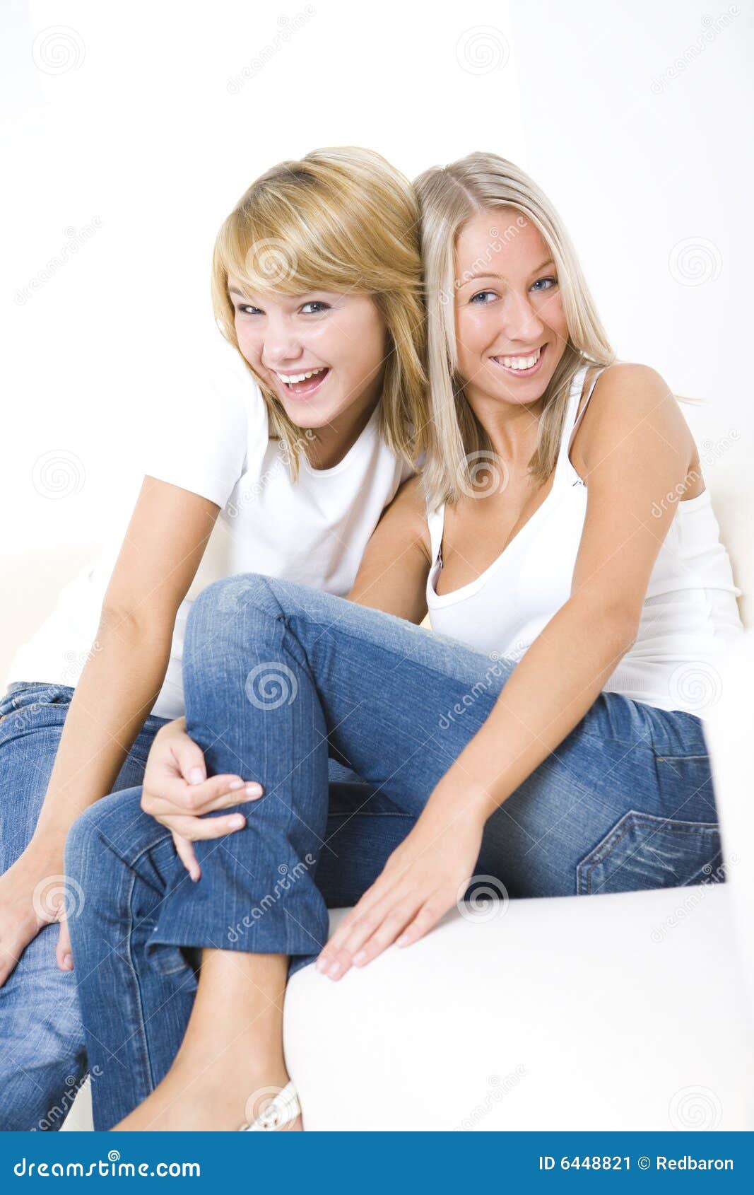 Two happy friends stock image. Image of camera, enjoy - 6448821