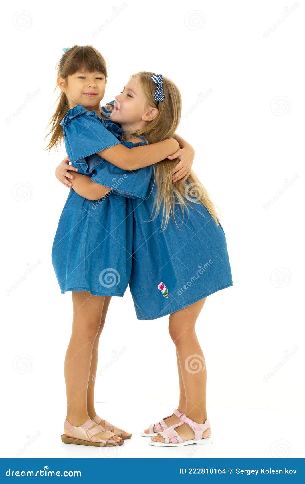 Two Happy Girls Hugging Each Other Stock Photo - Image of embracing ... Two Happy Girls Hugging Each Other Stock Photo - Image of embracing ...