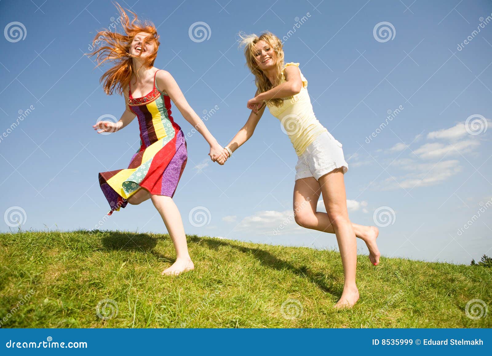 Very Happy Girl Jump