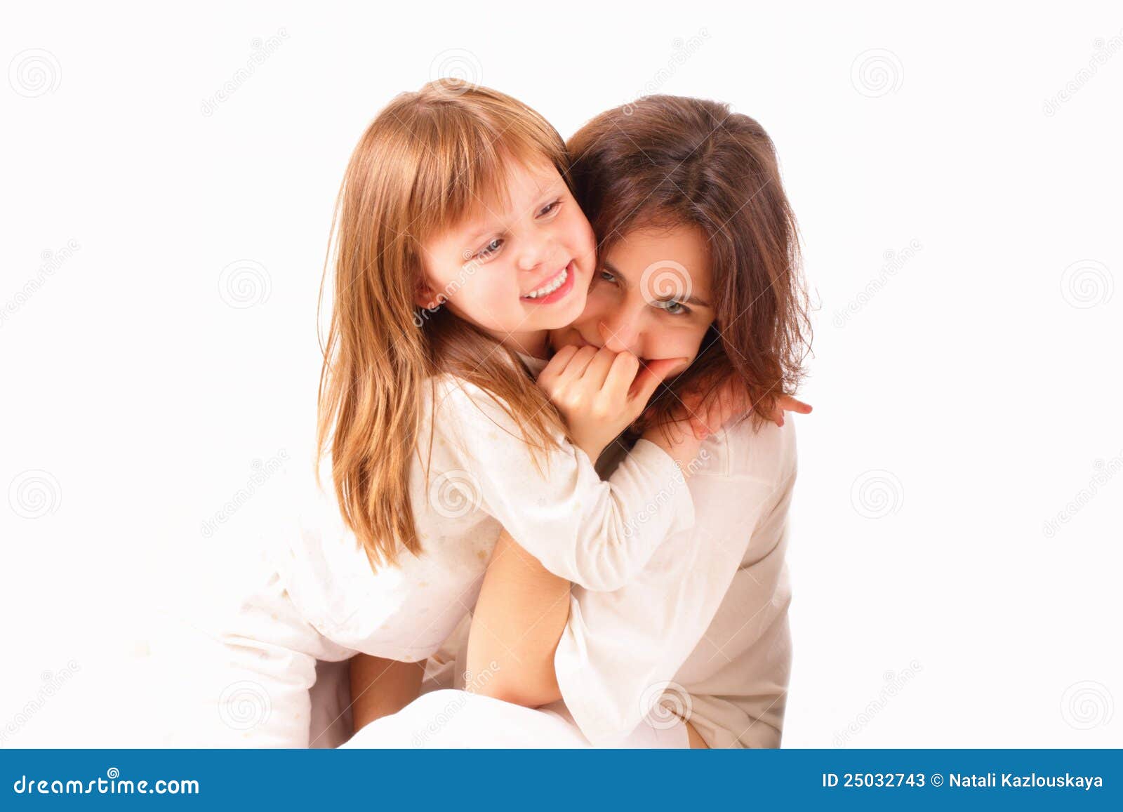 Two happy girls together stock image. Image of light - 25032743
