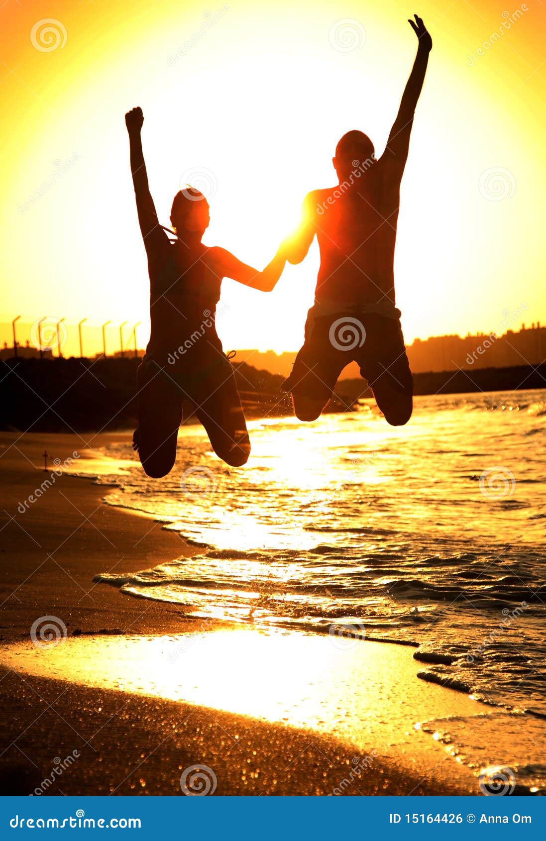 Two happy jumpers stock photo. Image of healthy, girl - 15164426