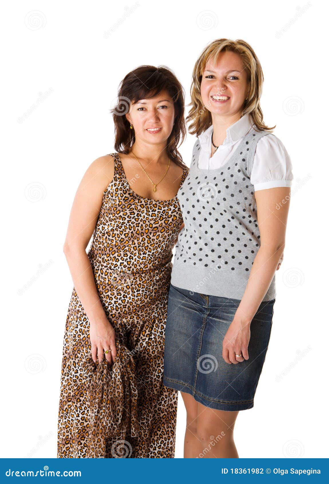 Two happy women stock photo. Image of enjoyment, embracing - 18361982