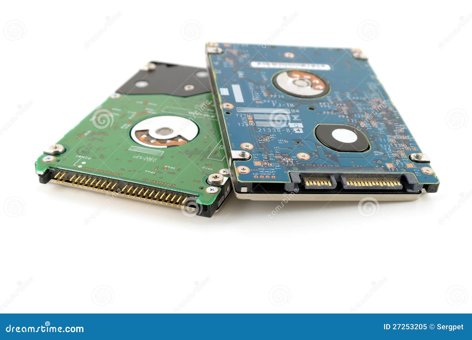 Two hard drives (HDD) stock image. Image of communication - 27253205