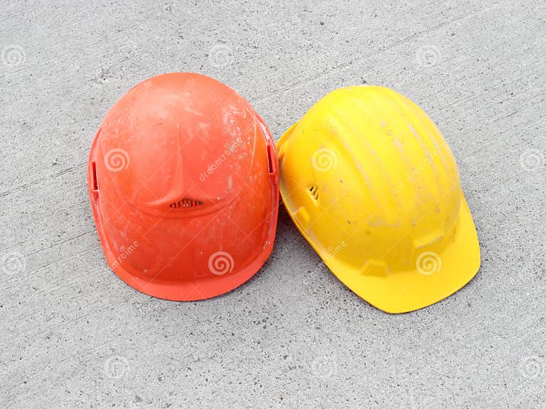 Two Hard hats stock photo. Image of construction, life - 24281526