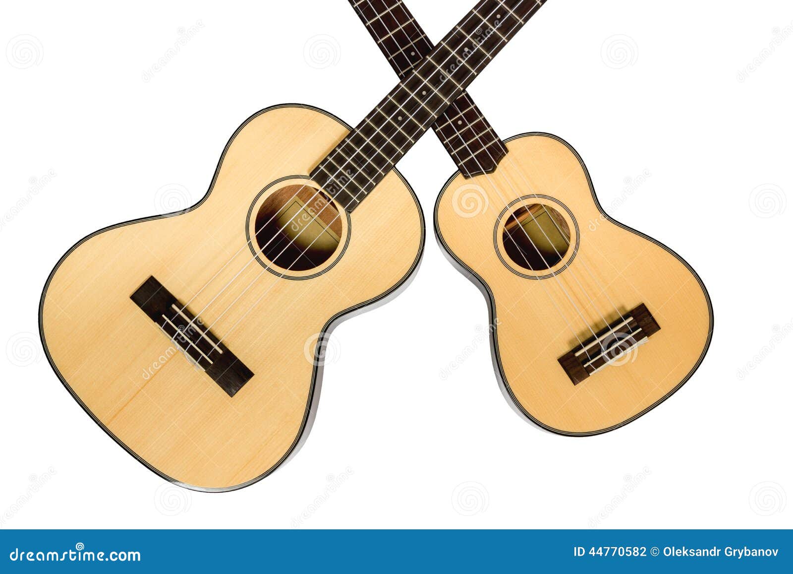 Two Hawaiian Ukulele stock photo. Image of audio, acoustic - 44770582