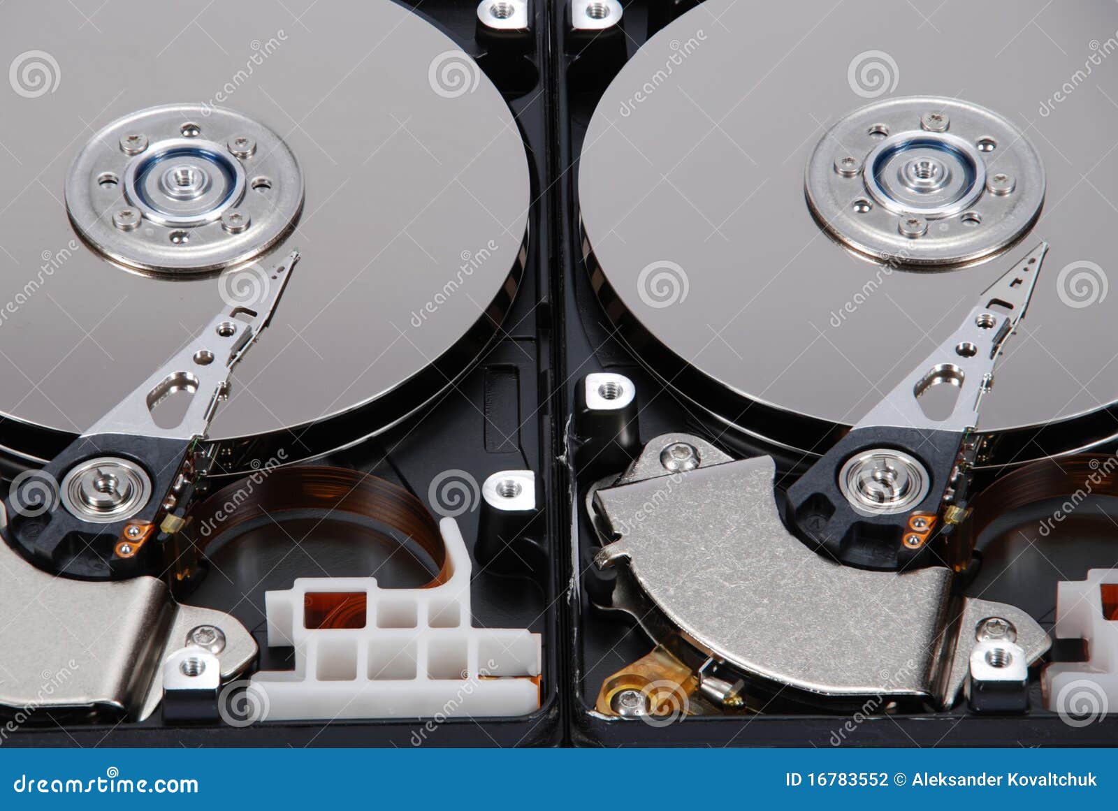 Two HDD stock photo. Image of cylinder, memory, macro - 16783552