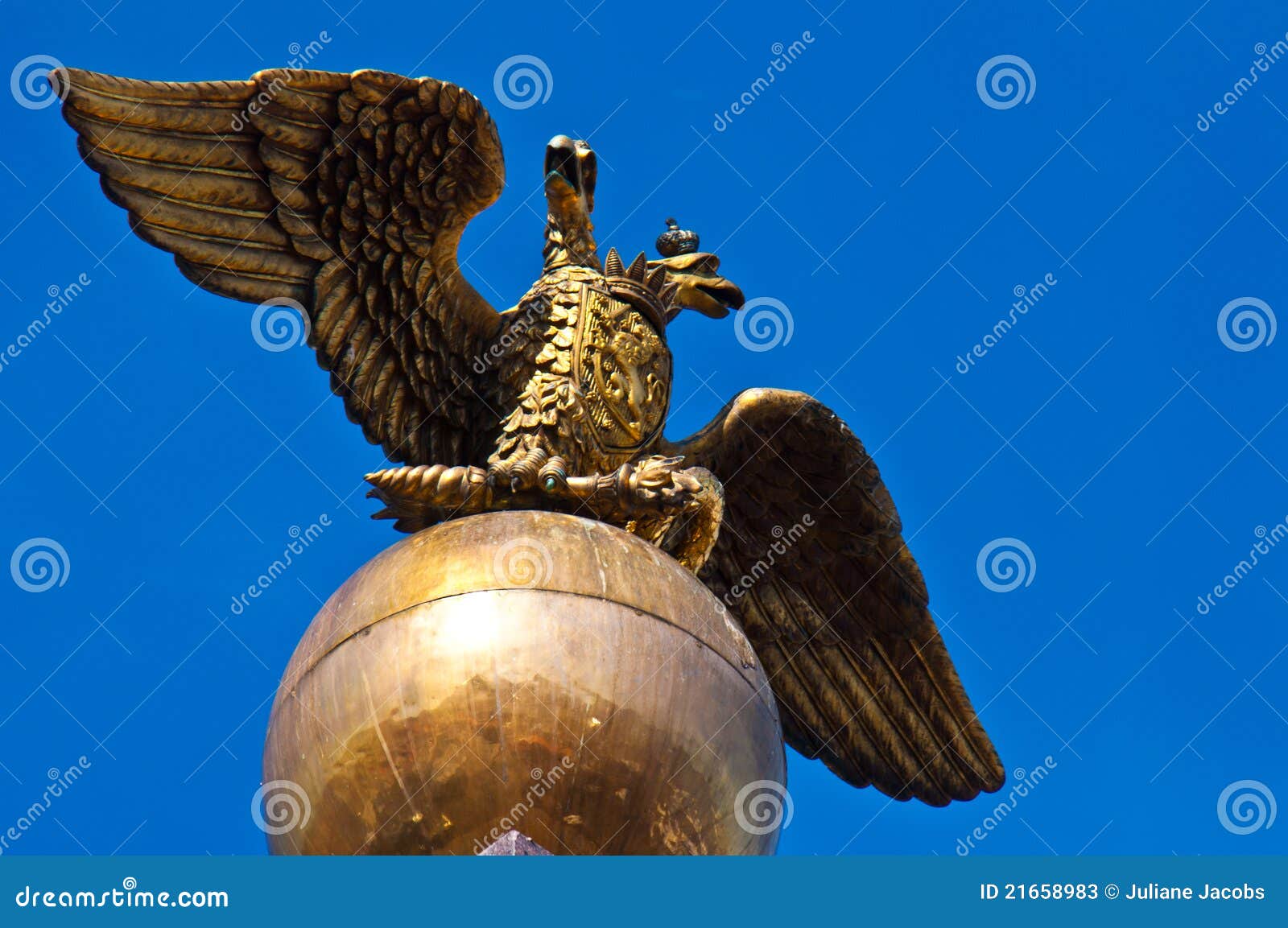 Two-headed eagle stock image. Image of sunny, crown, twoheaded - 21658983