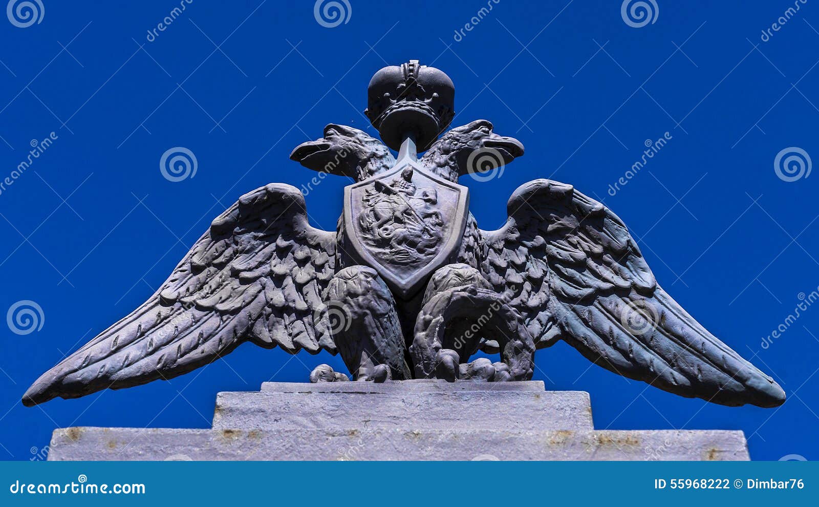 Two-headed Eagle, the Symbol of Russia Stock Photo - Image of heraldry ...