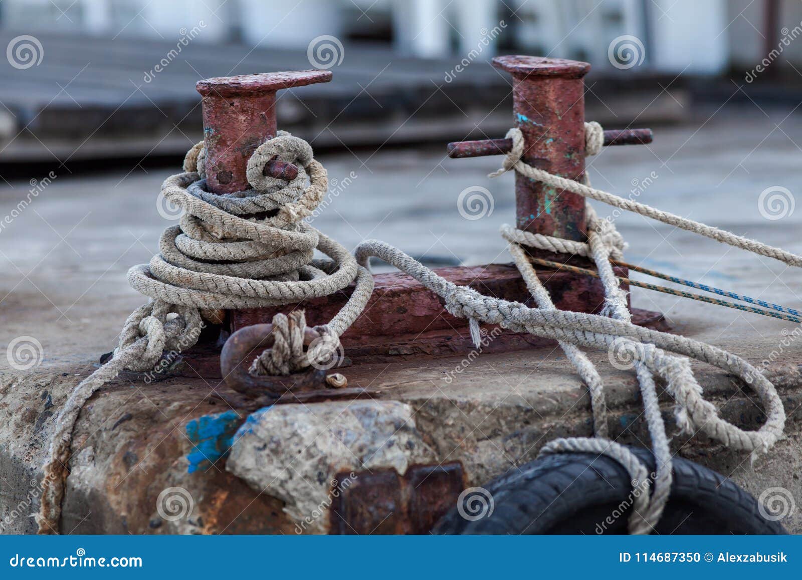 Mooring Bitt Stock Images - Download 465 Royalty Free Photos
