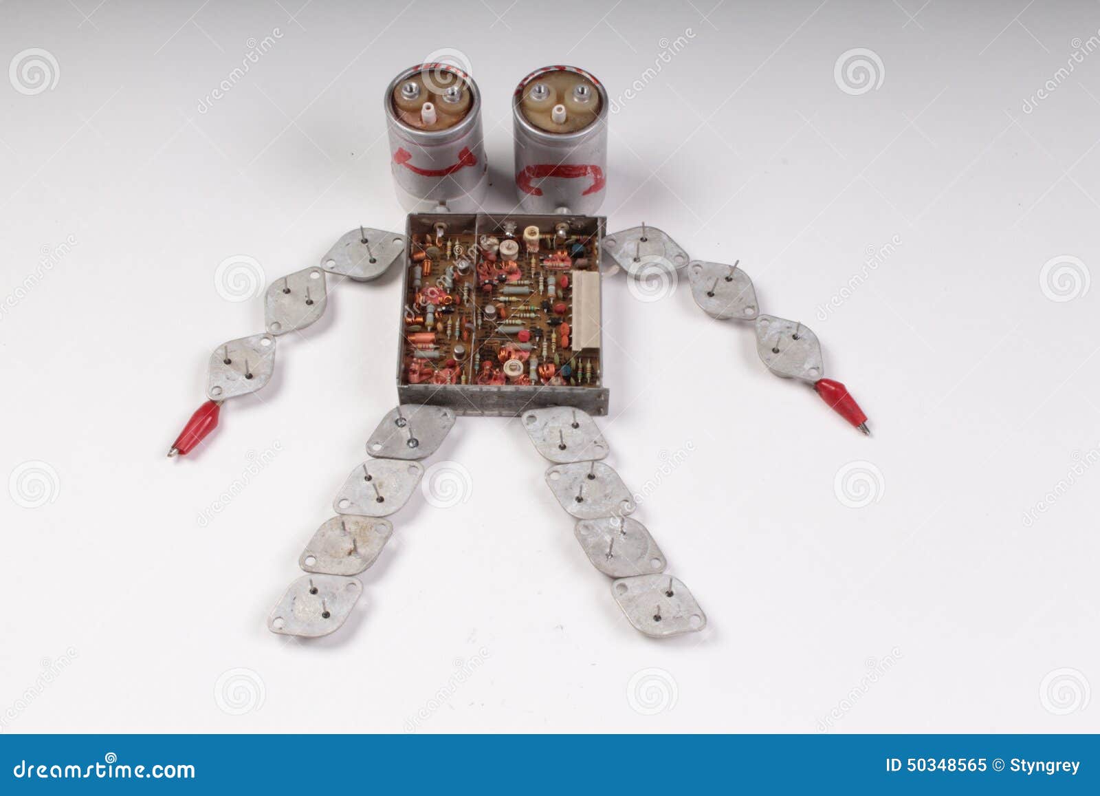 Two-Headed robot stock image. Image of headed, robot - 50348565