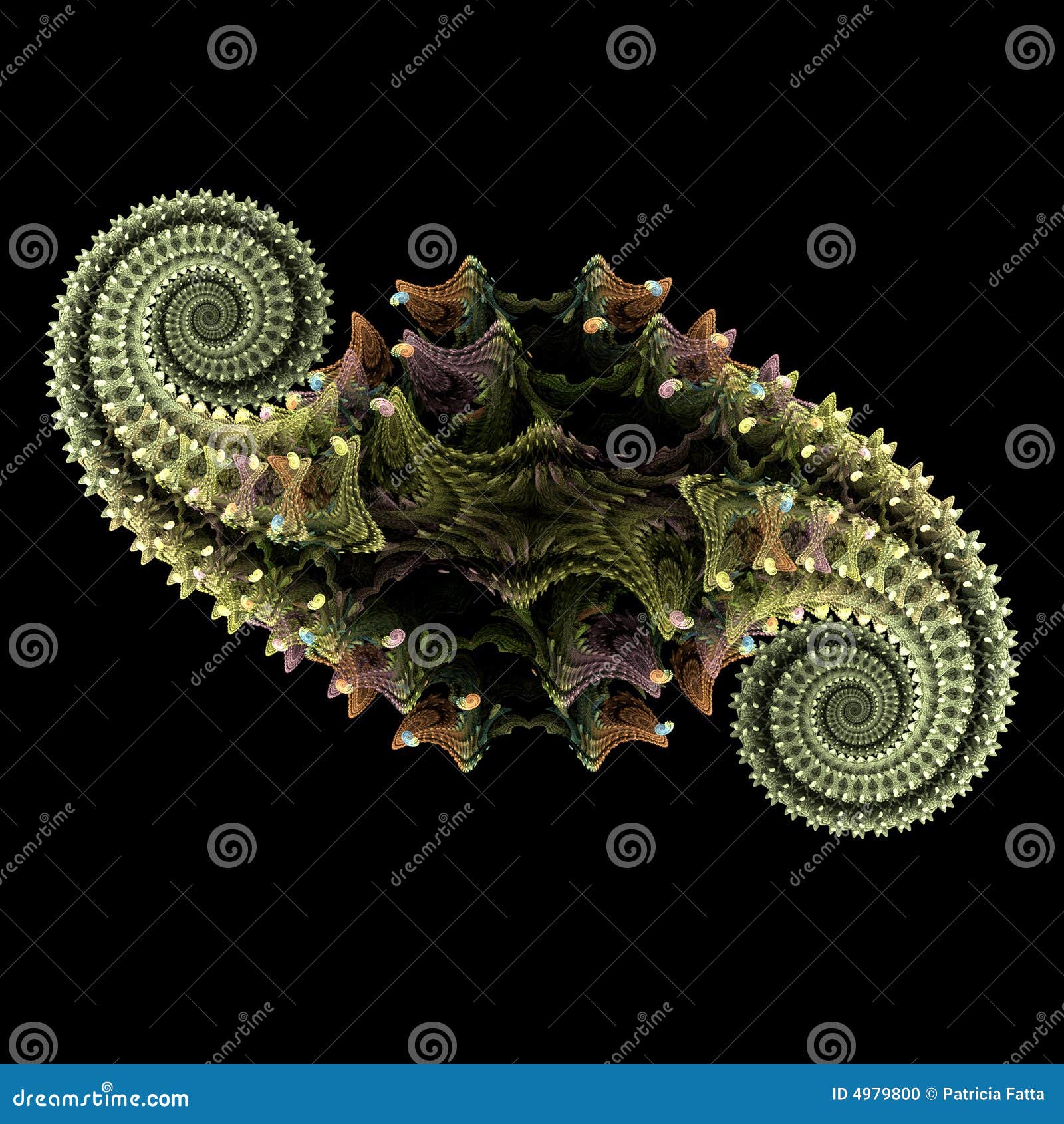 Two-headed Sea Creature Royalty-Free Stock Image | CartoonDealer.com ...