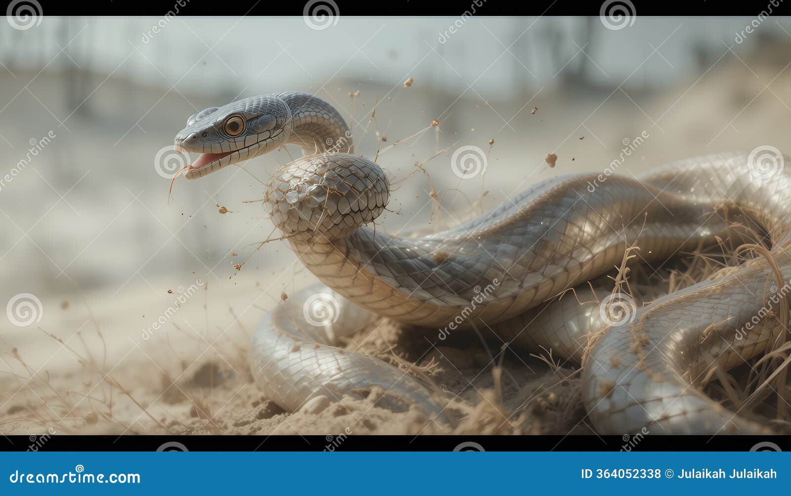 Two Headed Snake And Phases Of Moon Esoteric Tattoo Isolated On White ...