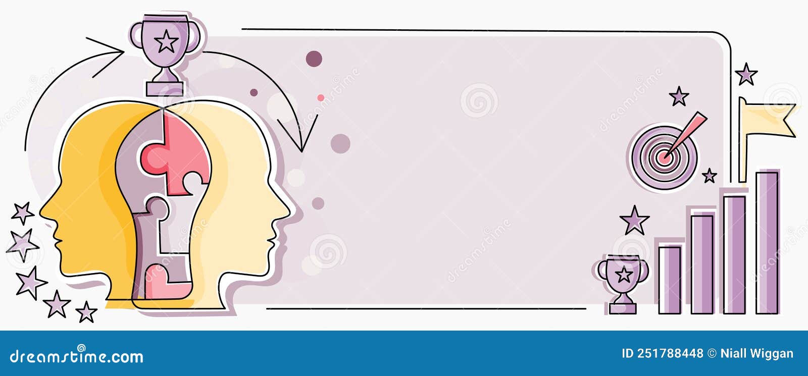 Two Heads Connected with Puzzle Showing Solving Problems and Sharing ...