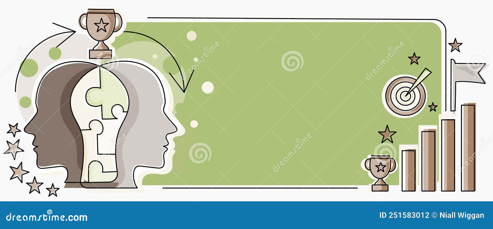 Two Heads Connected with Puzzle Showing Solving Problems and Sharing ...