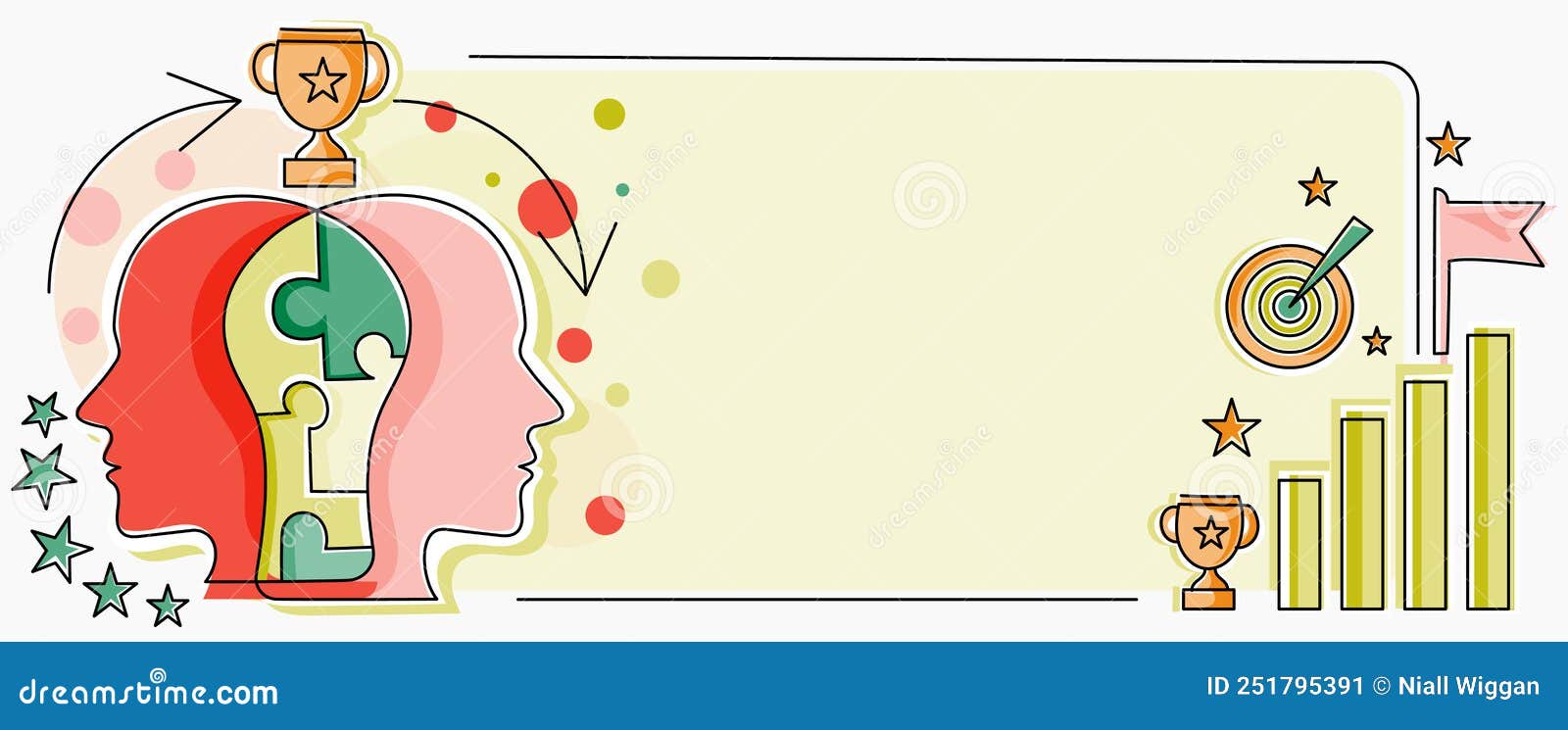 Two Heads Connected with Puzzle Showing Solving Problems and Sharing ...
