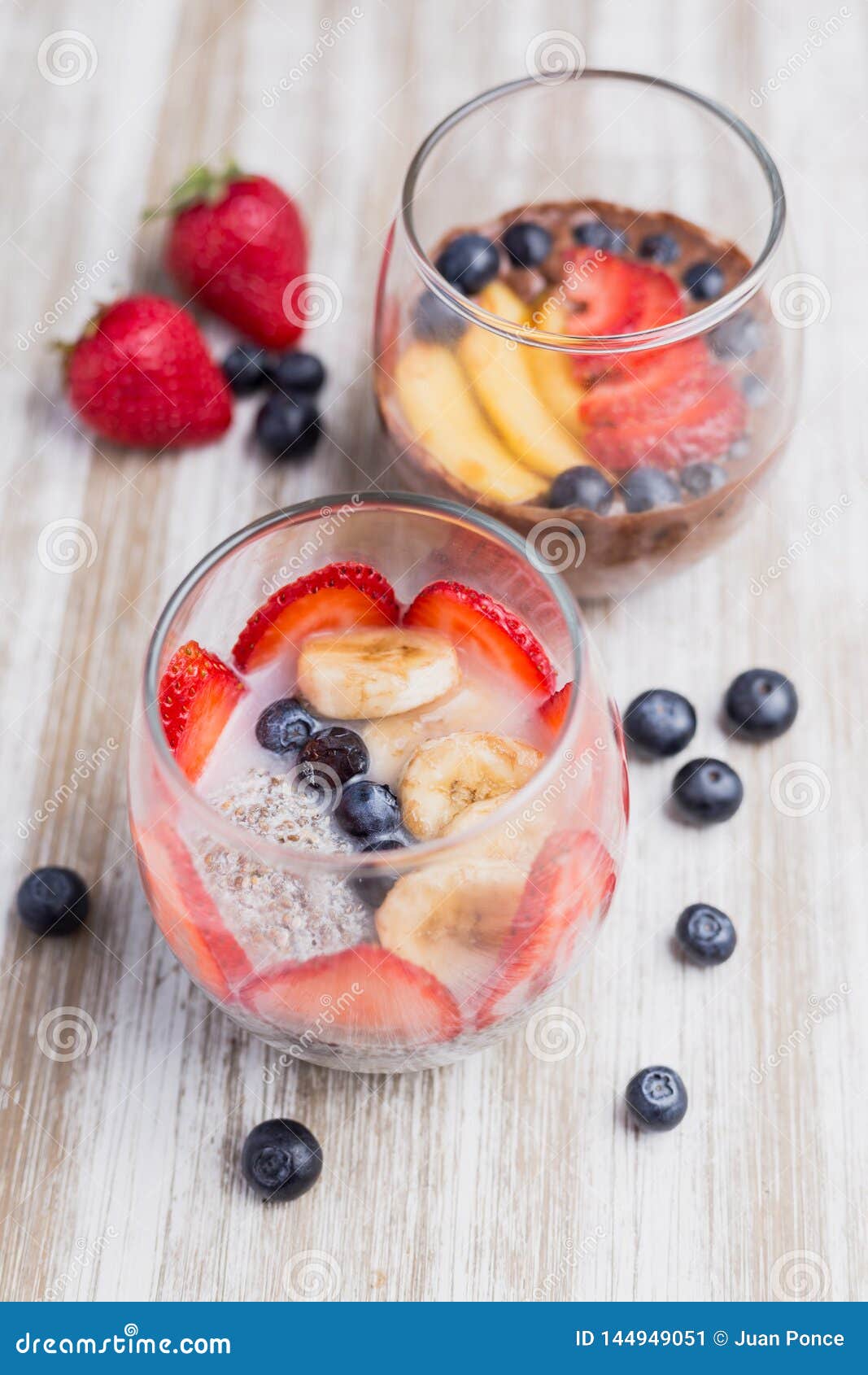 Two Healthy Fruits Dessert Strawberries and Cranberries Stock Image ...