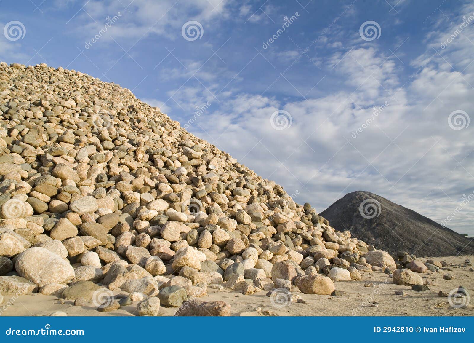 Two heaps stock photo. Image of sign, scene, pyramid, beach - 2942810