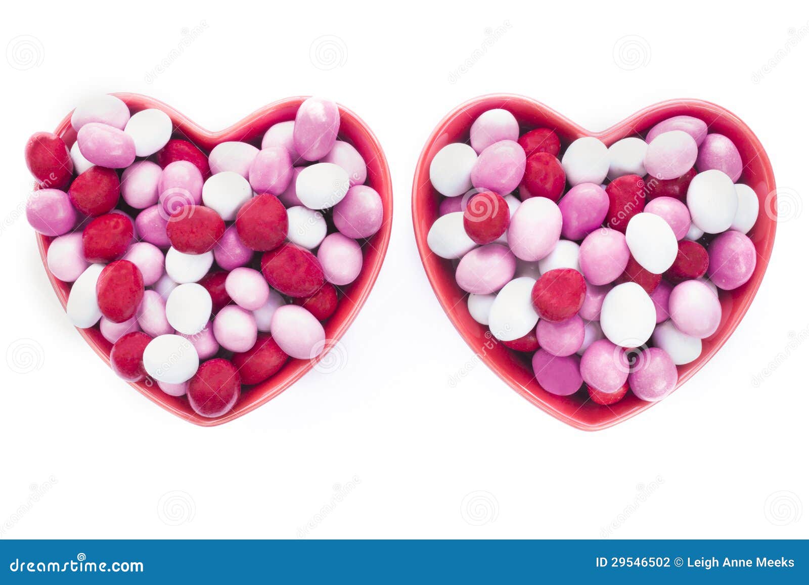 Two Heart Shaped Candy Dishes Stock Photo - Image of food, sweet: 29546502