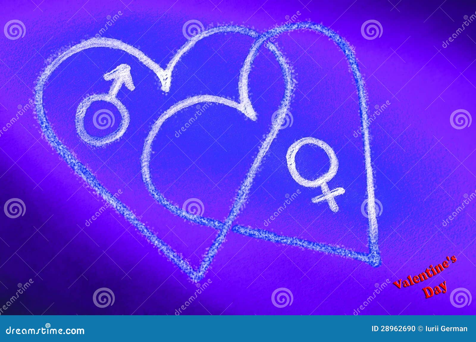 Two hearts stock photo. Image of blue, hearts, holiday - 28962690