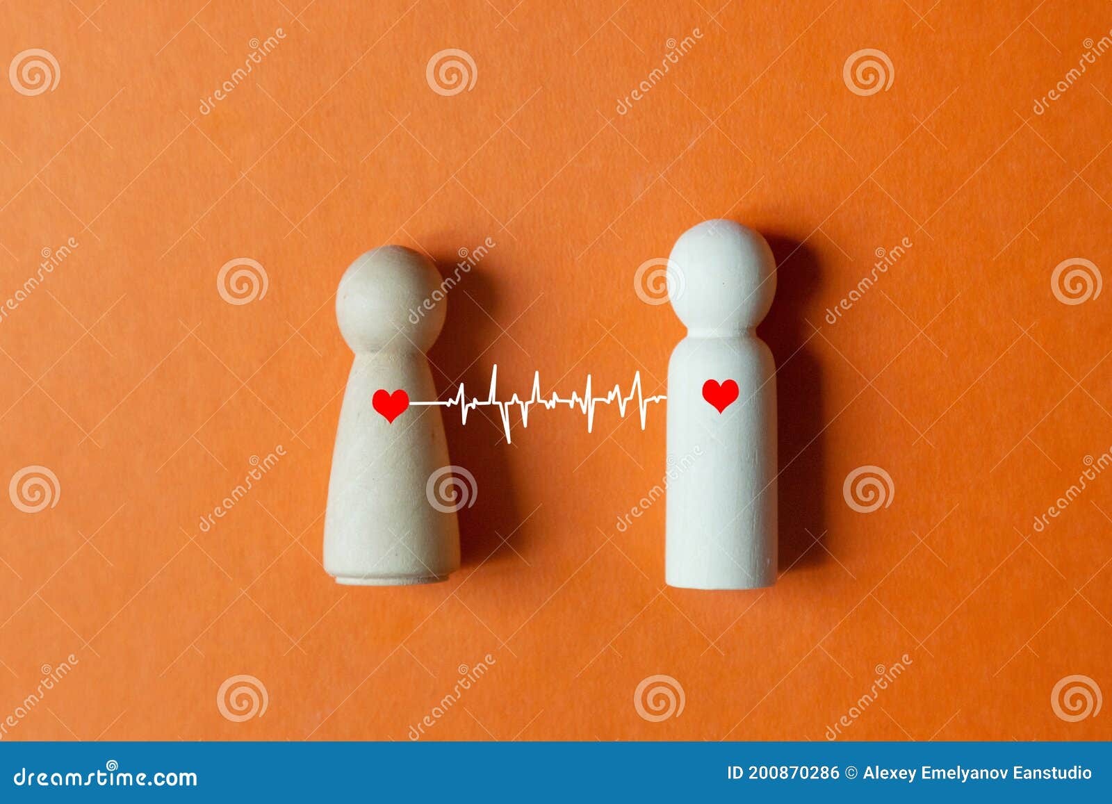 Two Hearts Beat To the Beat. Love between People Stock Photo - Image of ...
