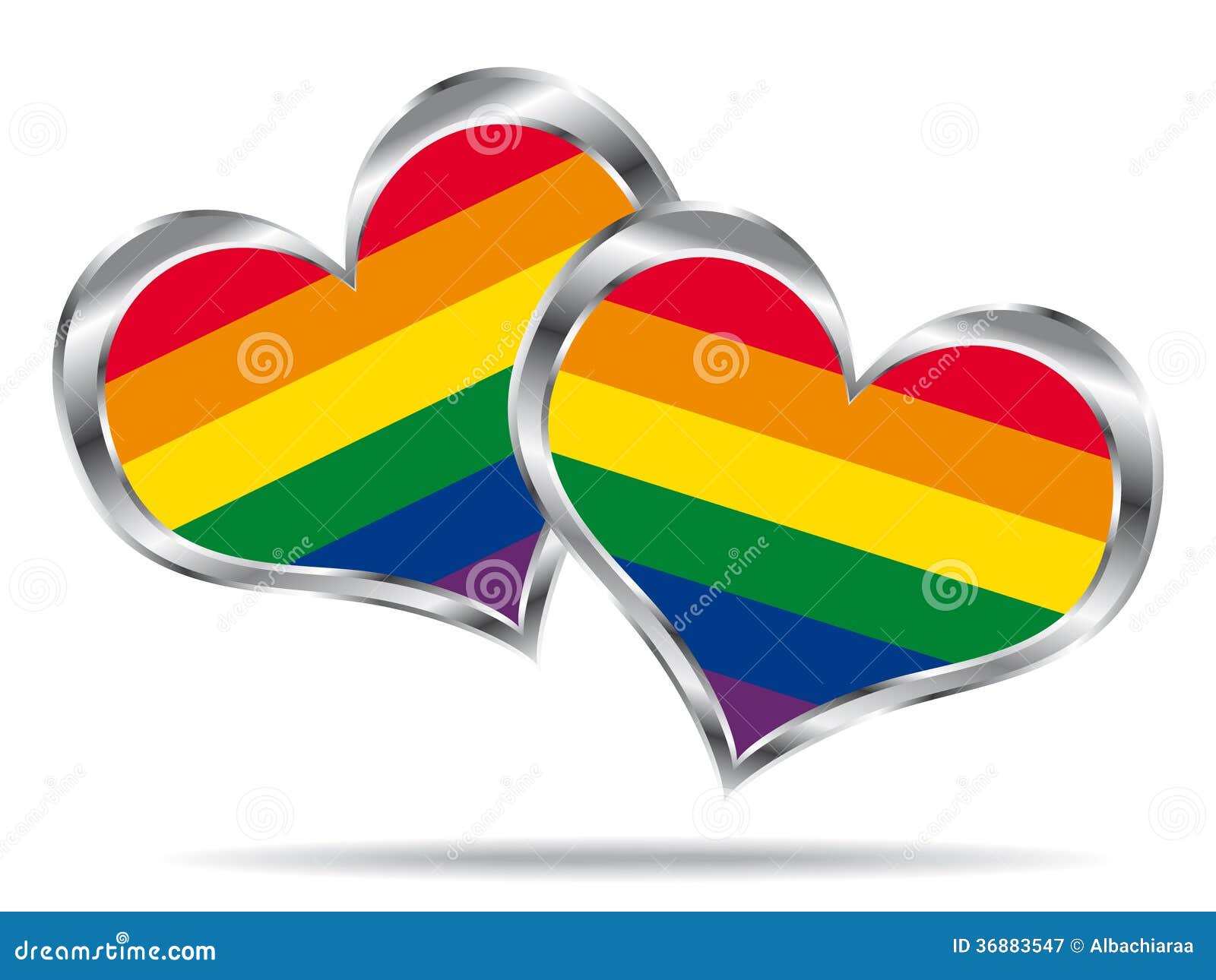LGBT Flag, Round Shape Icon On White Background Cartoon Vector ...
