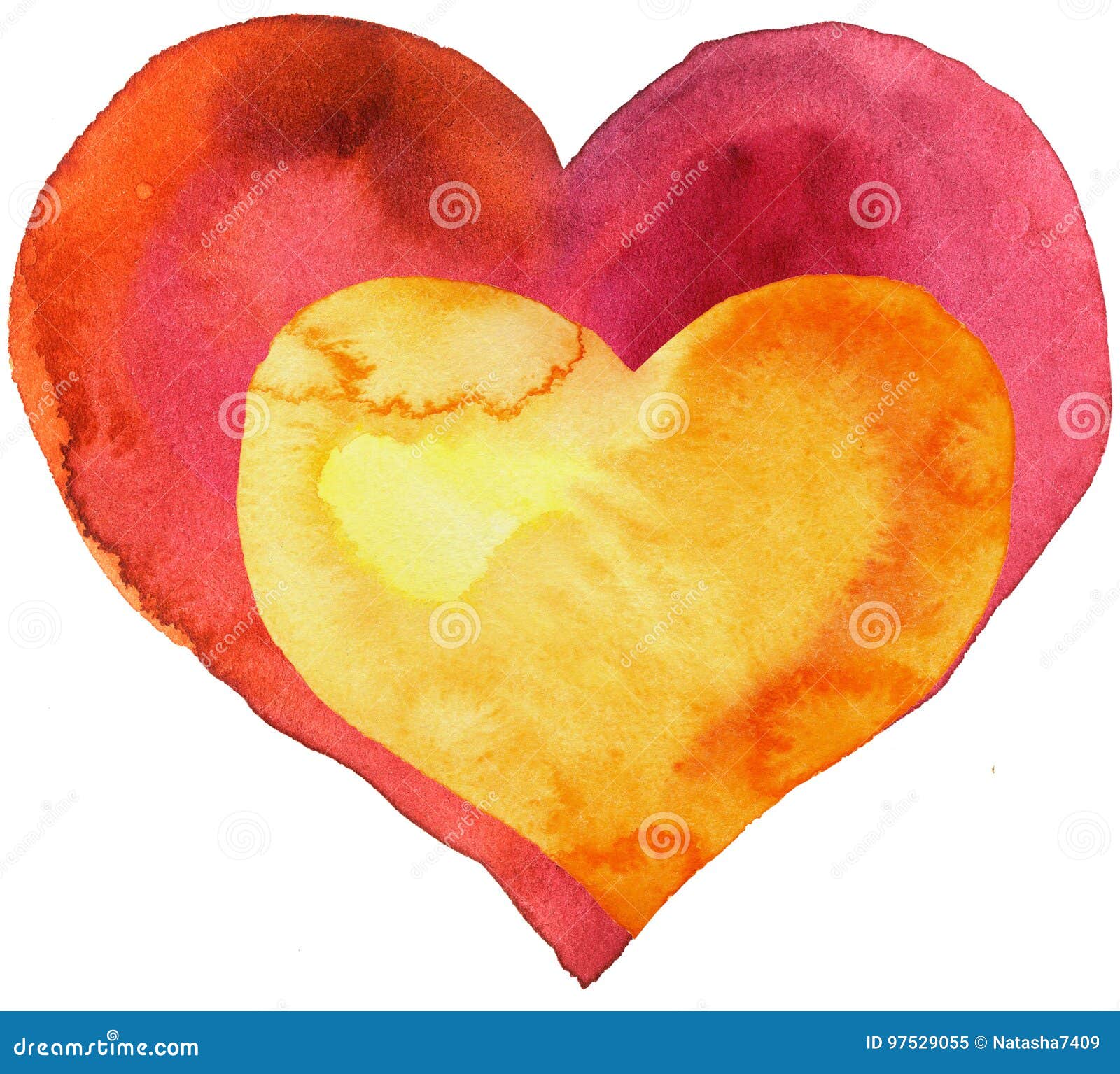 Two Hearts One in the Other Stock Illustration - Illustration of lgbt ...