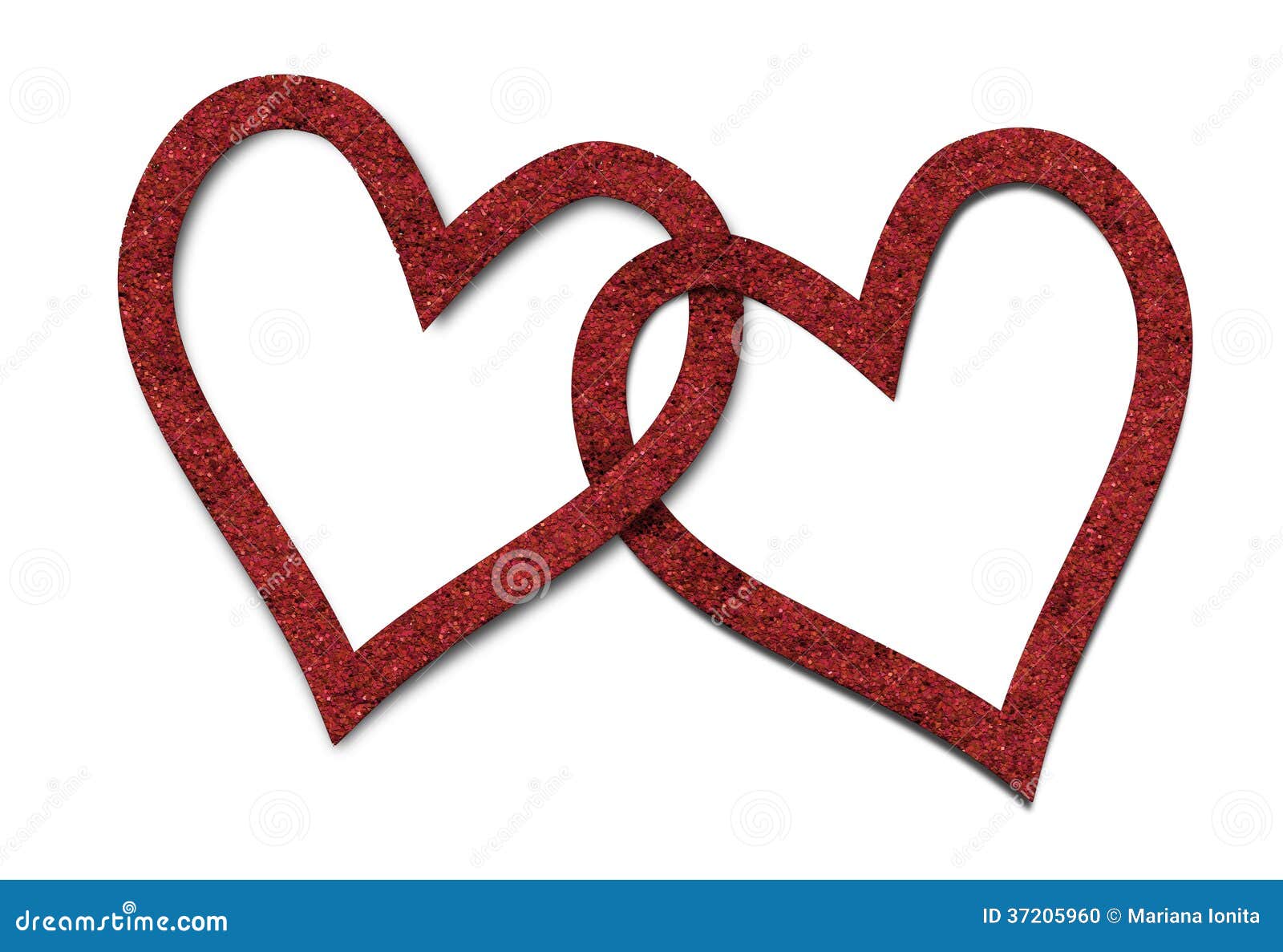 Two hearts stock photo. Image of glitter, love, happy - 37205960