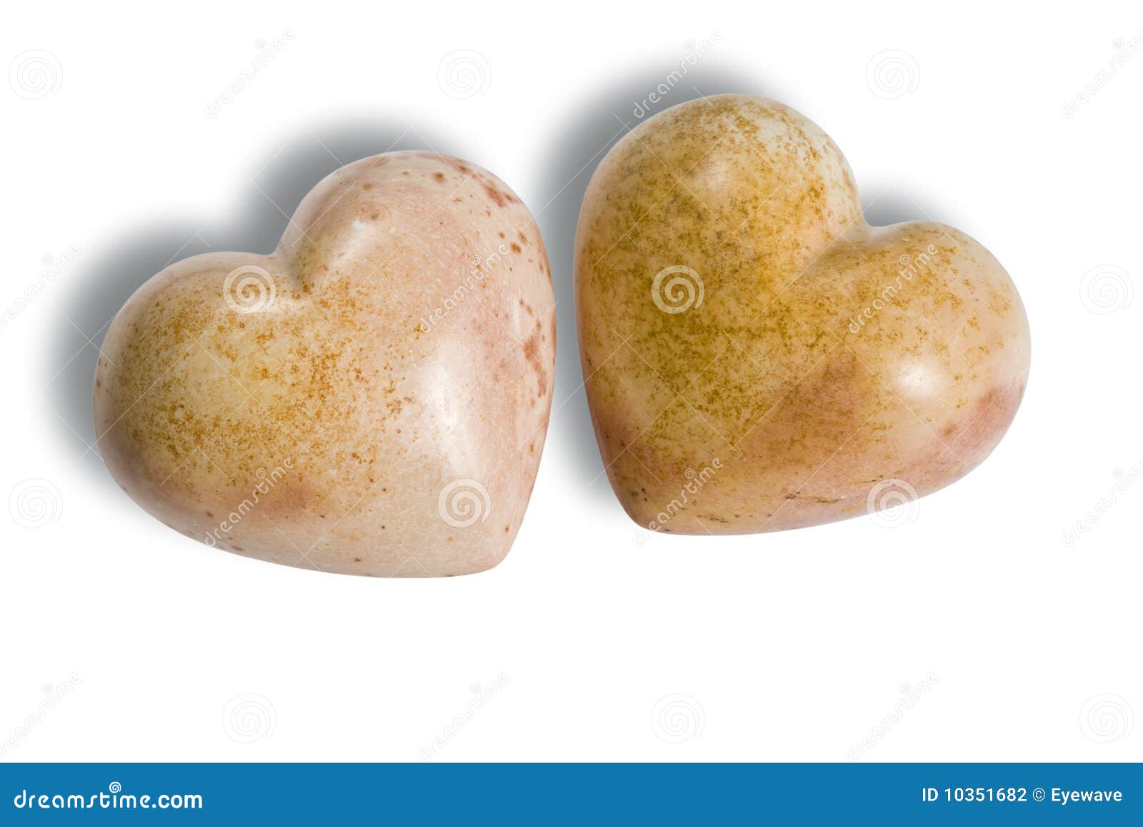 Two hearts of stone stock photo. Image of shape, togetherness - 10351682